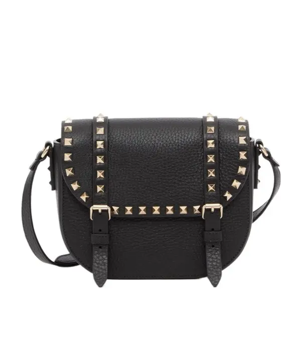 Valentino Garavani Rockstud Foldover Top Shoulder Bag