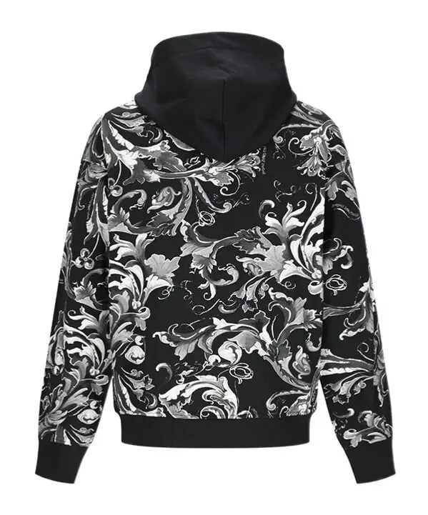 Versace Long-sleeved Hooded Sweatshirt With Kangaroo Pocket