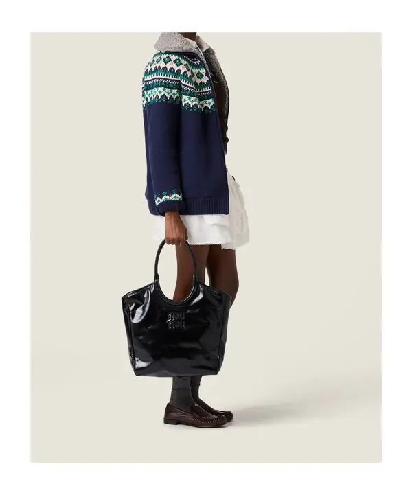 Miu Miu Ivy Tote Bag - Black