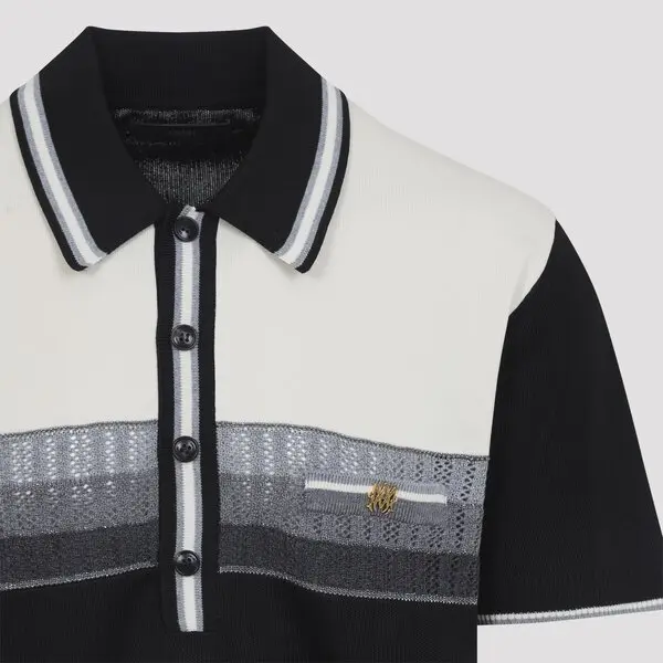 Amiri Ma Striped Polo