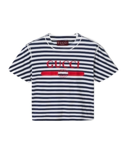 Gucci Striped Logo T-shirt - Multicolor