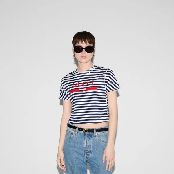 Gucci Striped Logo T-shirt