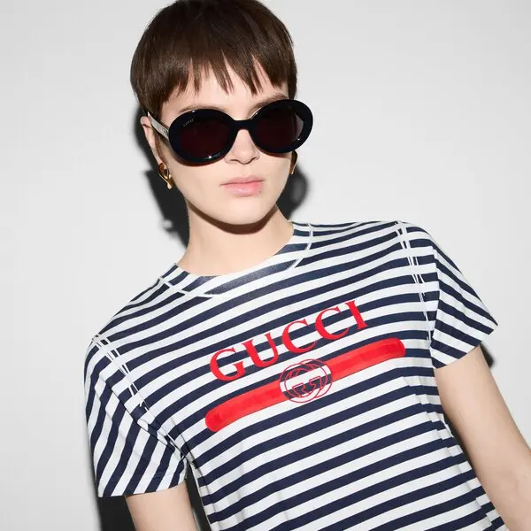 Gucci Striped Logo T-shirt