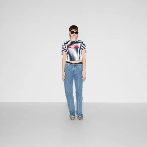 Gucci Striped Logo T-shirt