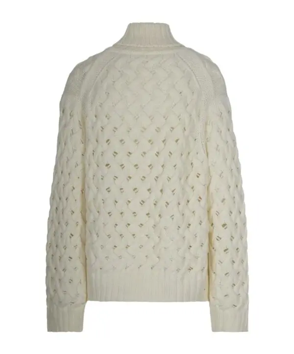 P.a.r.o.s.h Cable Knit Turtleneck Jumper