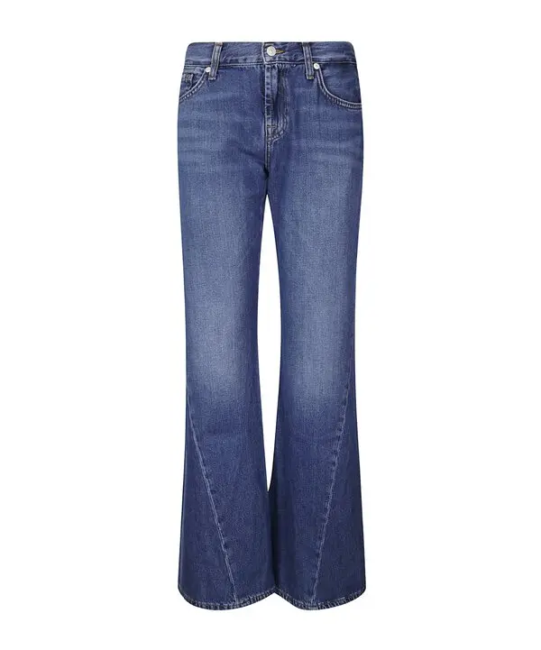 7 For All Mankind Flared Jeans - Blue