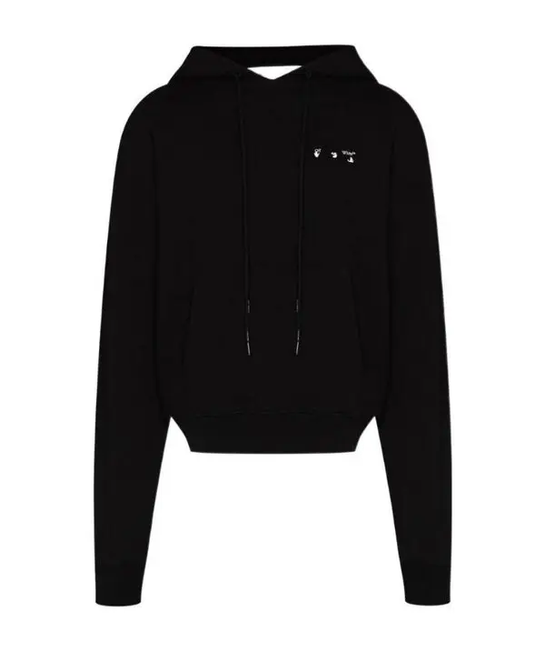 Off-White Caravaggio Paint Over Hoodie - Black