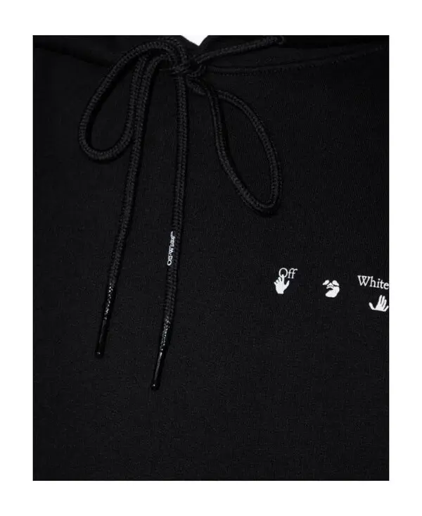 Off-White Caravaggio Print Hoodie - Black
