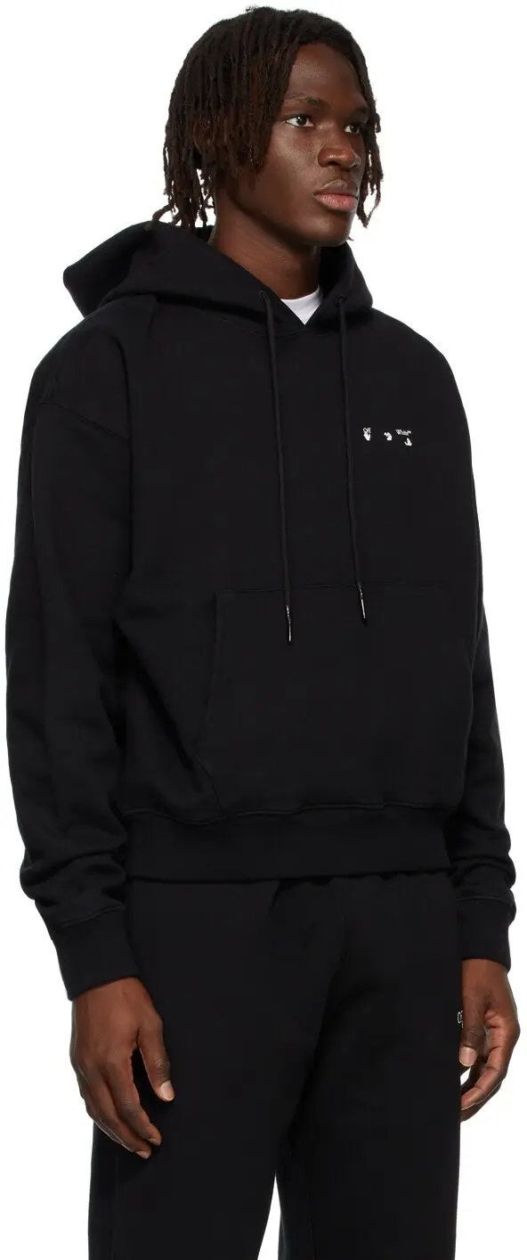 Off-White Caravaggio Print Hoodie - Black