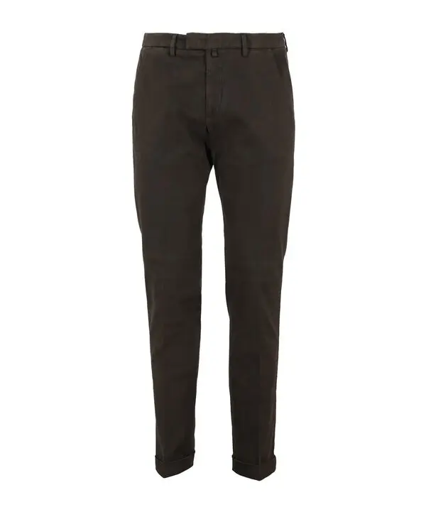 BRIGLIA 1949 Belt-loop Casual Pants