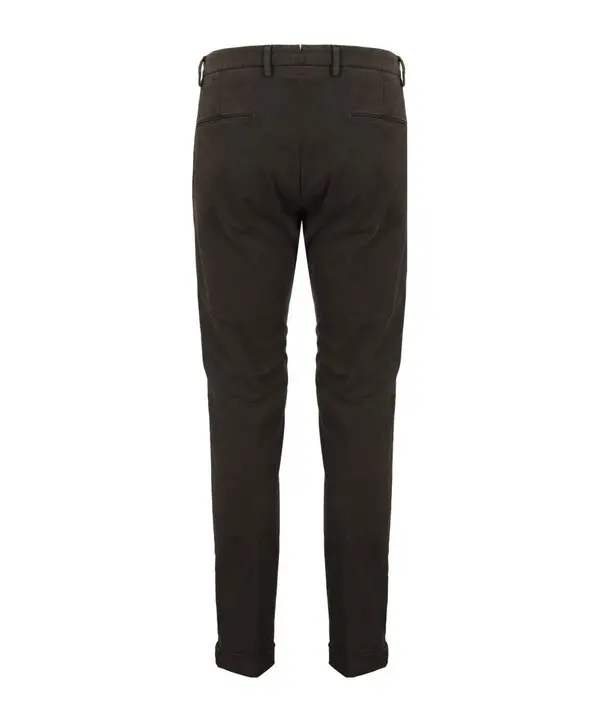 BRIGLIA 1949 Belt-loop Casual Pants