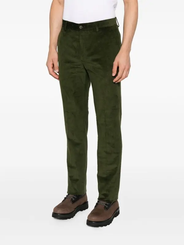 Etro Straight Leg Corduroy Trousers - Black