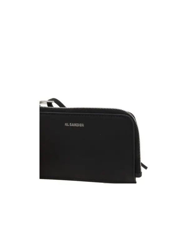 JIL SANDER Logo Printed Zipped Wallet