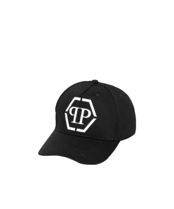 Philipp Plein Hexagon Logo Baseball Cap - Black
