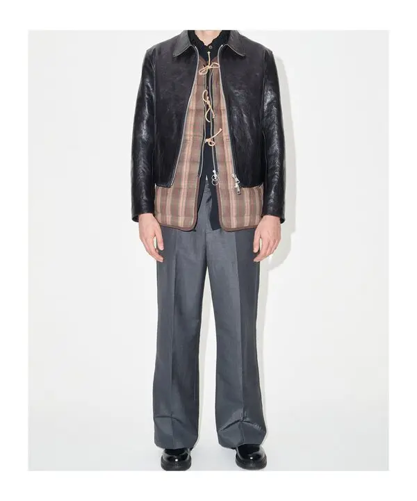 Our Legacy Leather Zipped Jacket