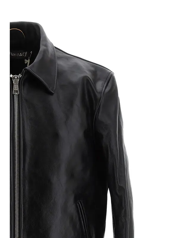 Our Legacy Leather Zipped Jacket