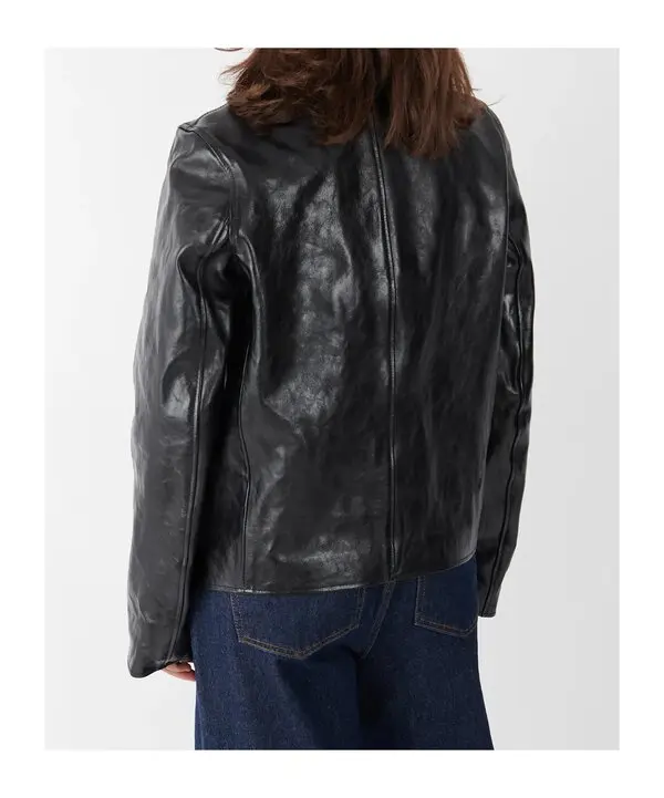 Our Legacy Leather Zipped Jacket
