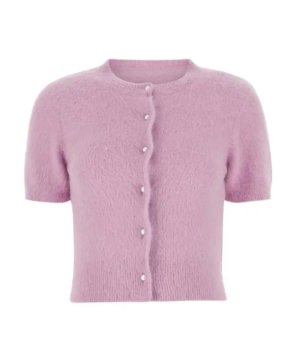 MAISON MARGIELA Cropped Knitted Cardigan