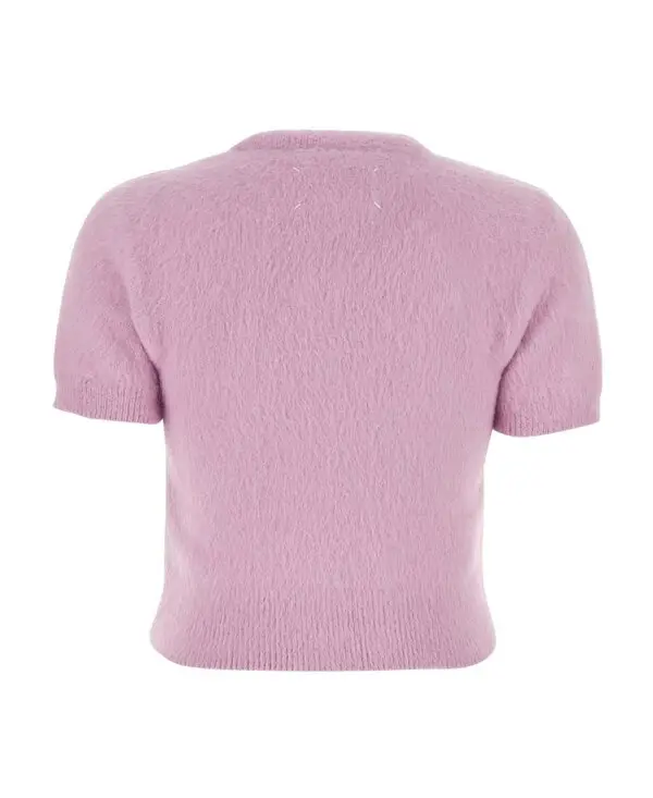 MAISON MARGIELA Cropped Knitted Cardigan
