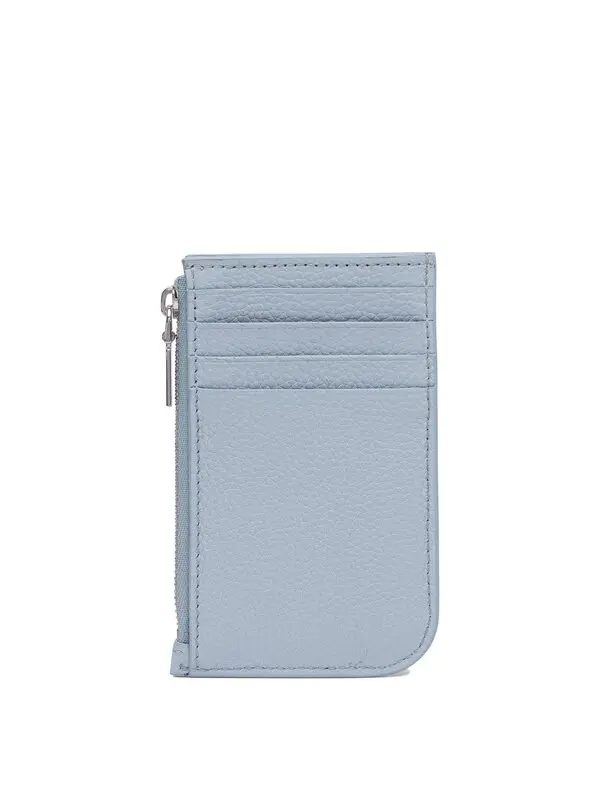 Alexander McQueen Logo Plaque Zipped Wallet