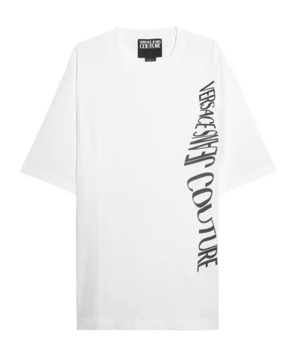 Versace Vertical-logo T-shirt