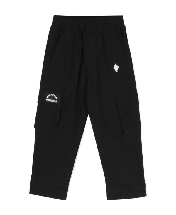 MARCELO BURLON COUNTY OF MILAN Cargo Trousers With Logo Patch