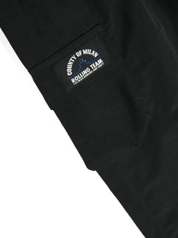 MARCELO BURLON COUNTY OF MILAN Cargo Trousers With Logo Patch