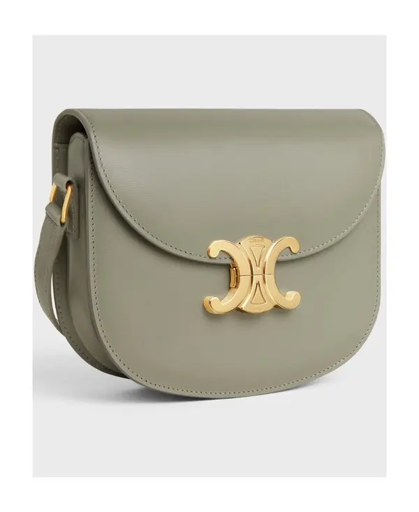 Celine Besace Cléa Bag In Shiny Calfskin