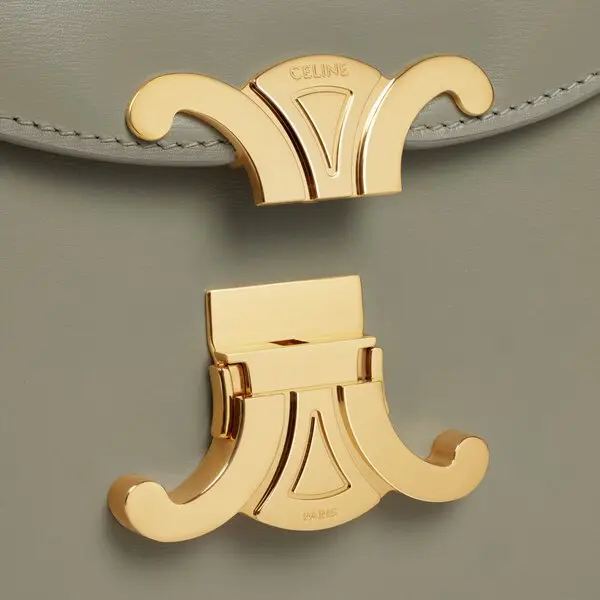 Celine Besace Cléa Bag In Shiny Calfskin