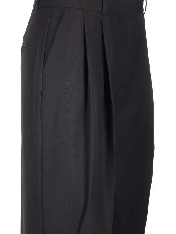 TOTEME High-waisted Straight-leg Trousers