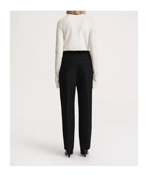 TOTEME High-waisted Straight-leg Trousers