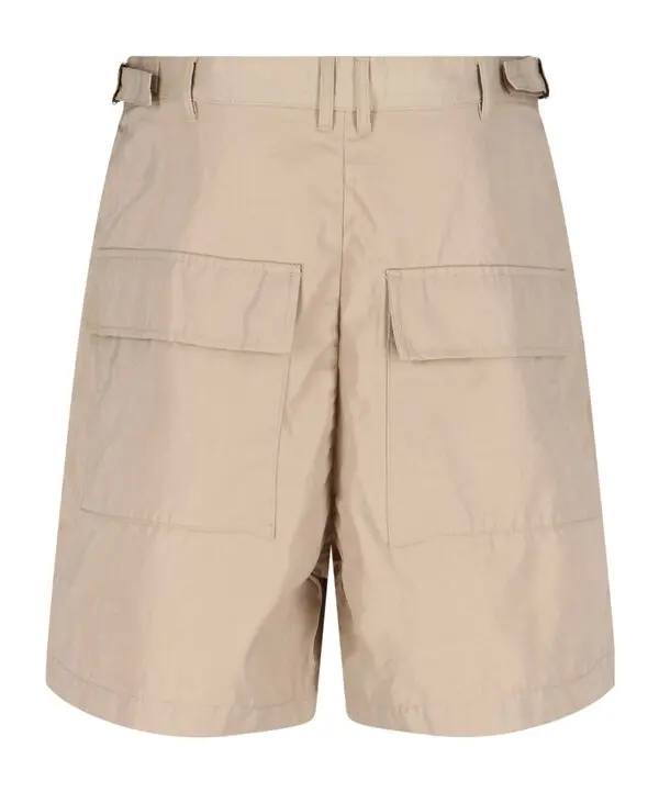 ENTIRE STUDIOS Belt Loops Shorts - Ecru