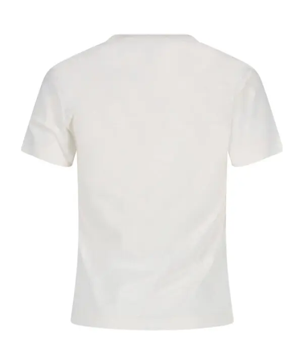 Gucci Medium Cotton Jersey T-shirt With Interlocking G Detail - Ivory