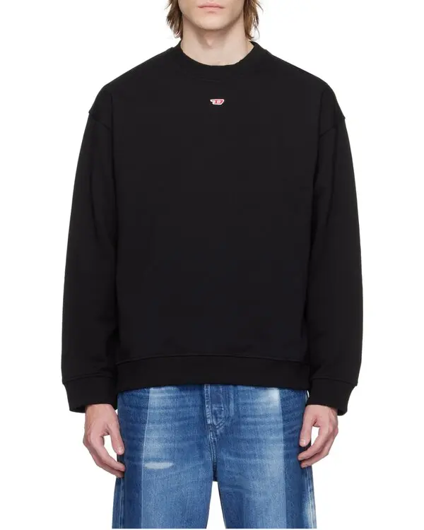 DIESEL® S-boxt-d Logo Patch Sweatshirt