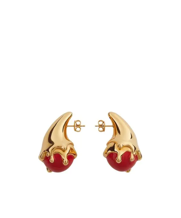 Bottega Veneta Medium Drop Earrings - Pepper Color