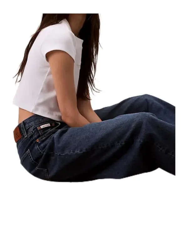 Calvin Klein High Rise Wide Leg Jeans