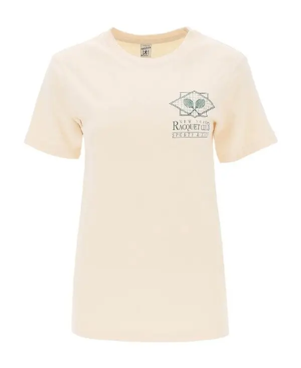 SPORTY  RICH Sporty & Rich Short Sleeve Crewneck T-shirt