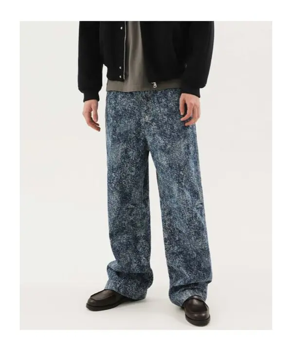 1989 STUDIO Acid Wash Wide-leg Jeans
