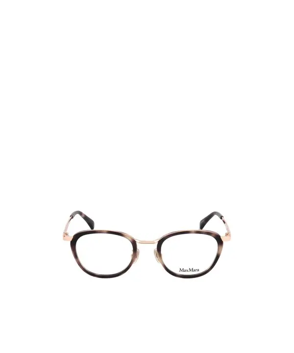Max Mara Oval Frame Glasses - White
