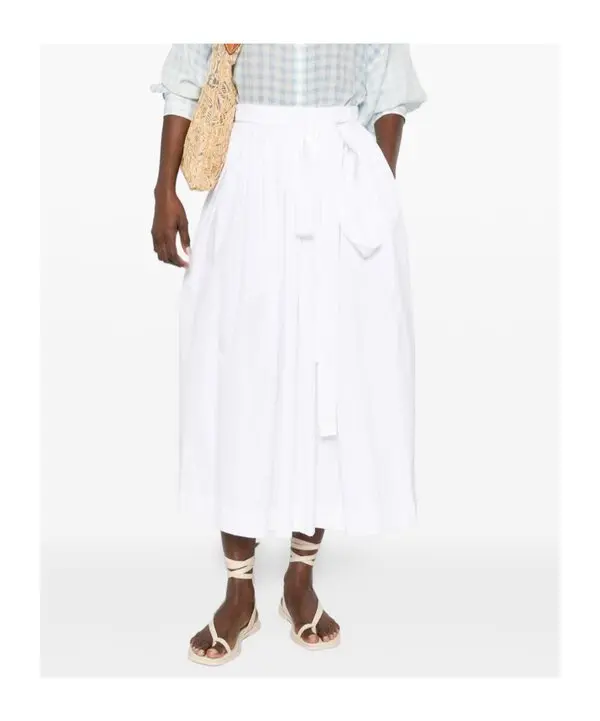 Ermanno Scervino Tie-waist Midi Skirt