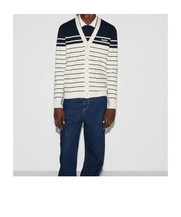 Gucci Embroidery Cardigan