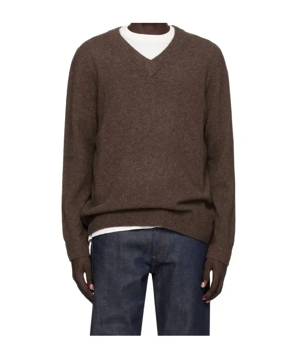 A.p.c. Dany V-neck Sweater - Maroon