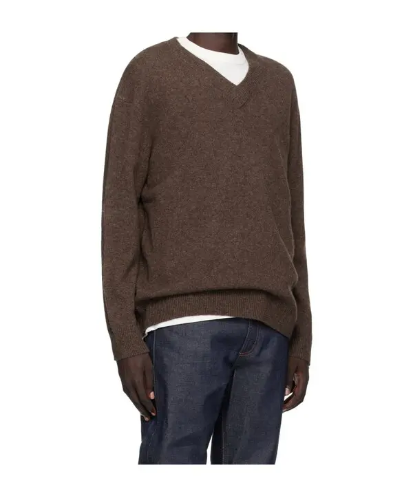 A.p.c. Dany V-neck Sweater - Maroon