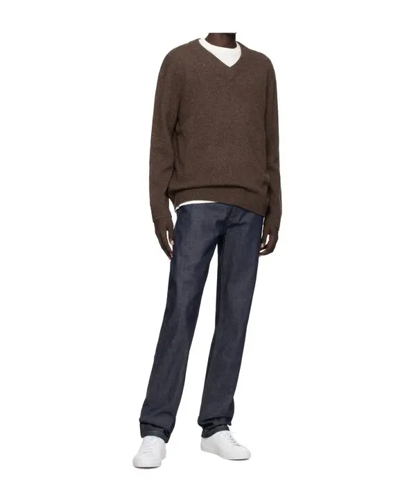 A.p.c. Dany V-neck Sweater - Maroon