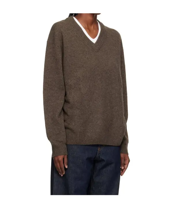 A.p.c. Dany V-neck Sweater - Maroon