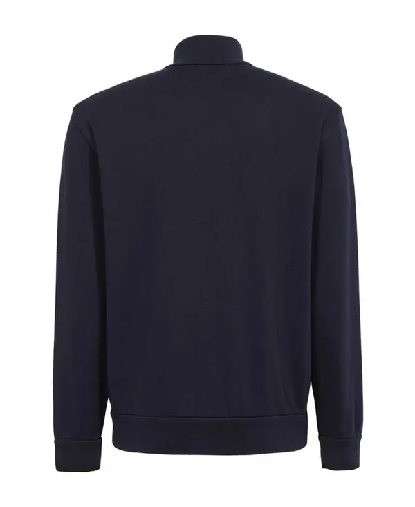 Brioni High-neck Zipped Sweatshirt - Black