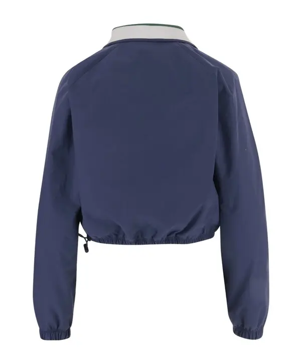 Gucci Striped Collar Zip-up Jacket