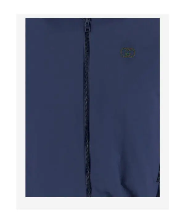 Gucci Striped Collar Zip-up Jacket