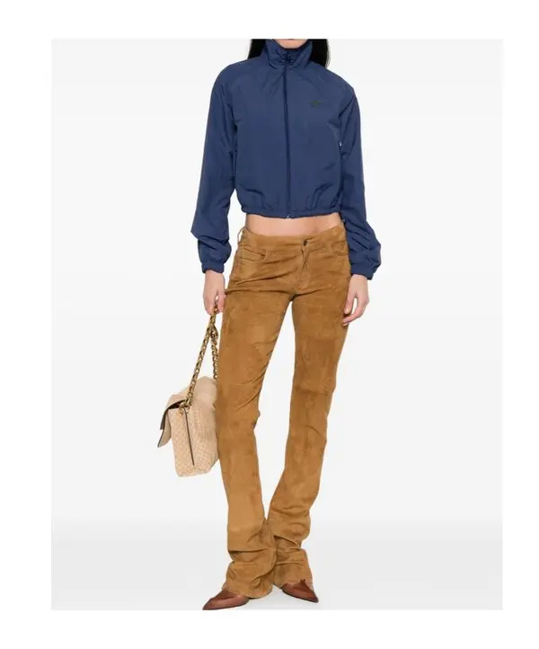 Gucci Striped Collar Zip-up Jacket
