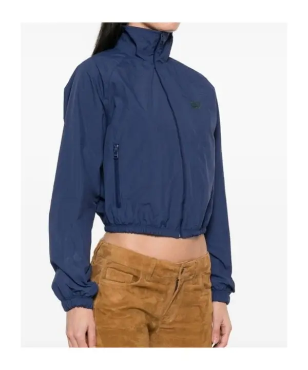 Gucci Striped Collar Zip-up Jacket